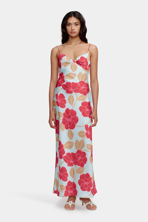 Winslow Midi Dress - Primrose Sky – Beach & Beverly